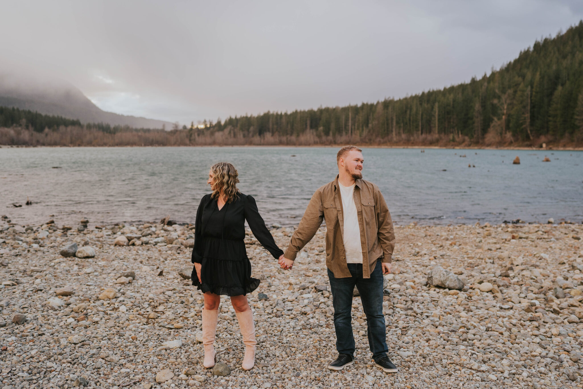 Rattlesnake Lake Proposal - Pacific Northwest Elopement Photographer