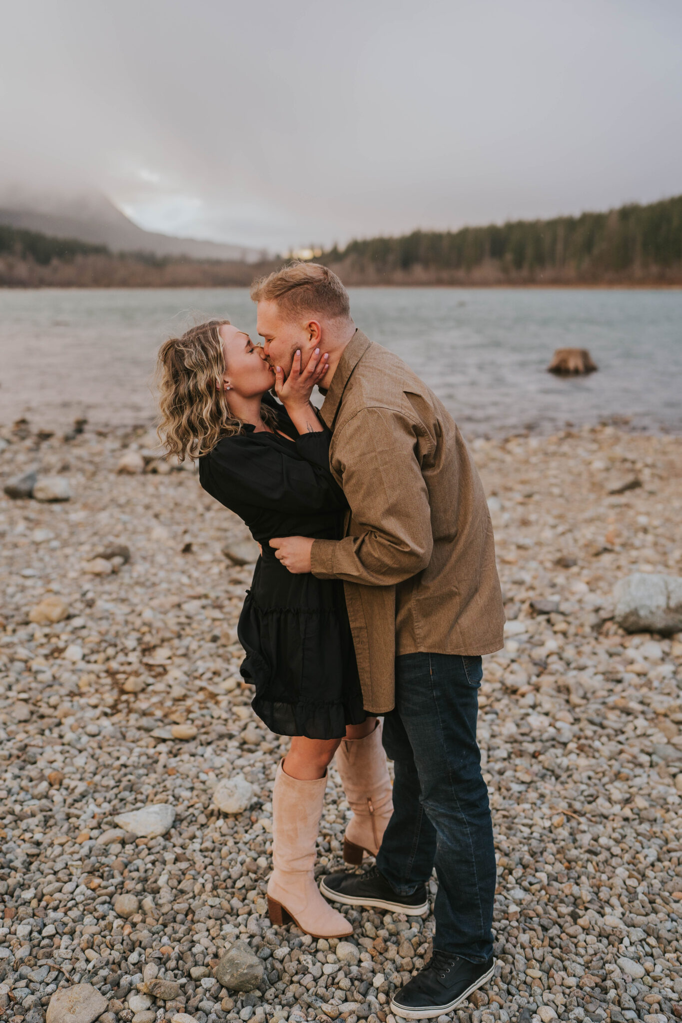 Rattlesnake Lake Proposal - Pacific Northwest Elopement Photographer